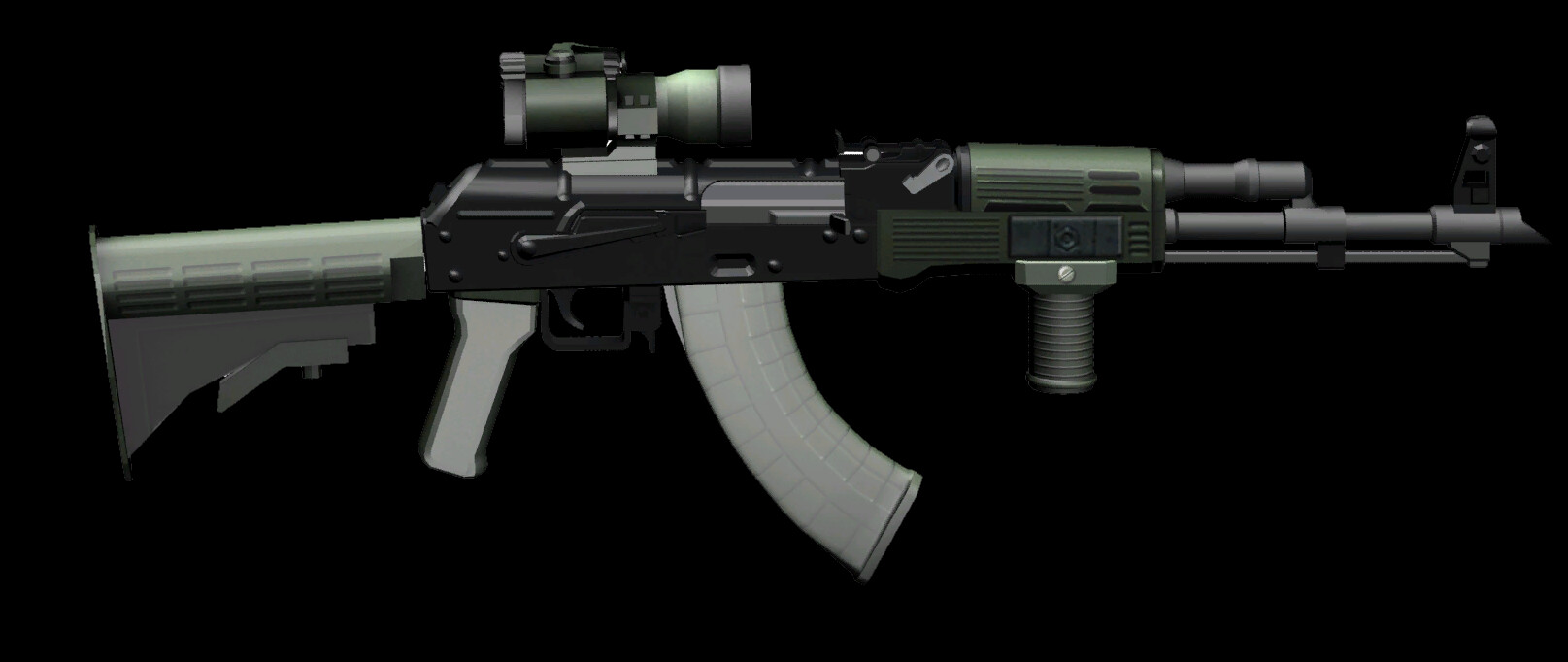 ArtStation - Pack of 4 AKs | Game Assets