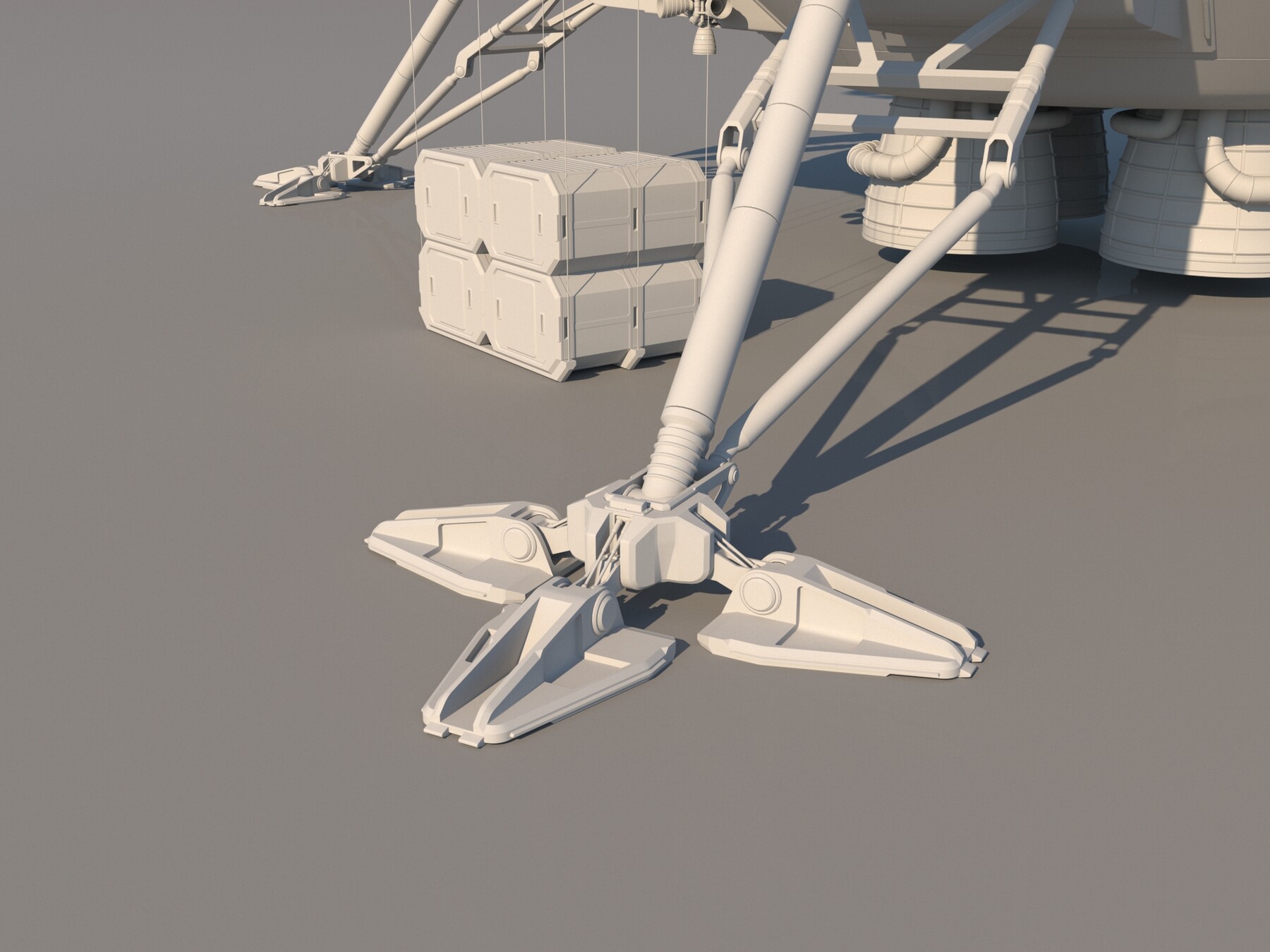ArtStation - Landing module | Resources