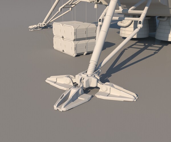 ArtStation - Landing module | Resources