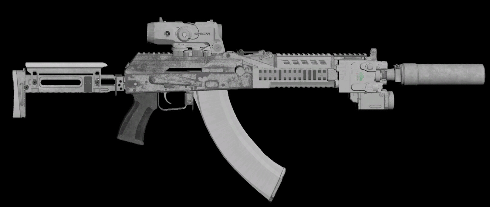 ArtStation - Pack of 4 AKs | Game Assets