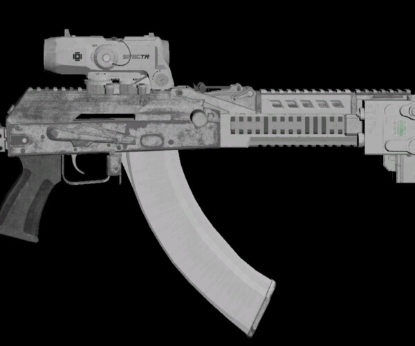 ArtStation - Pack of 4 AKs | Game Assets