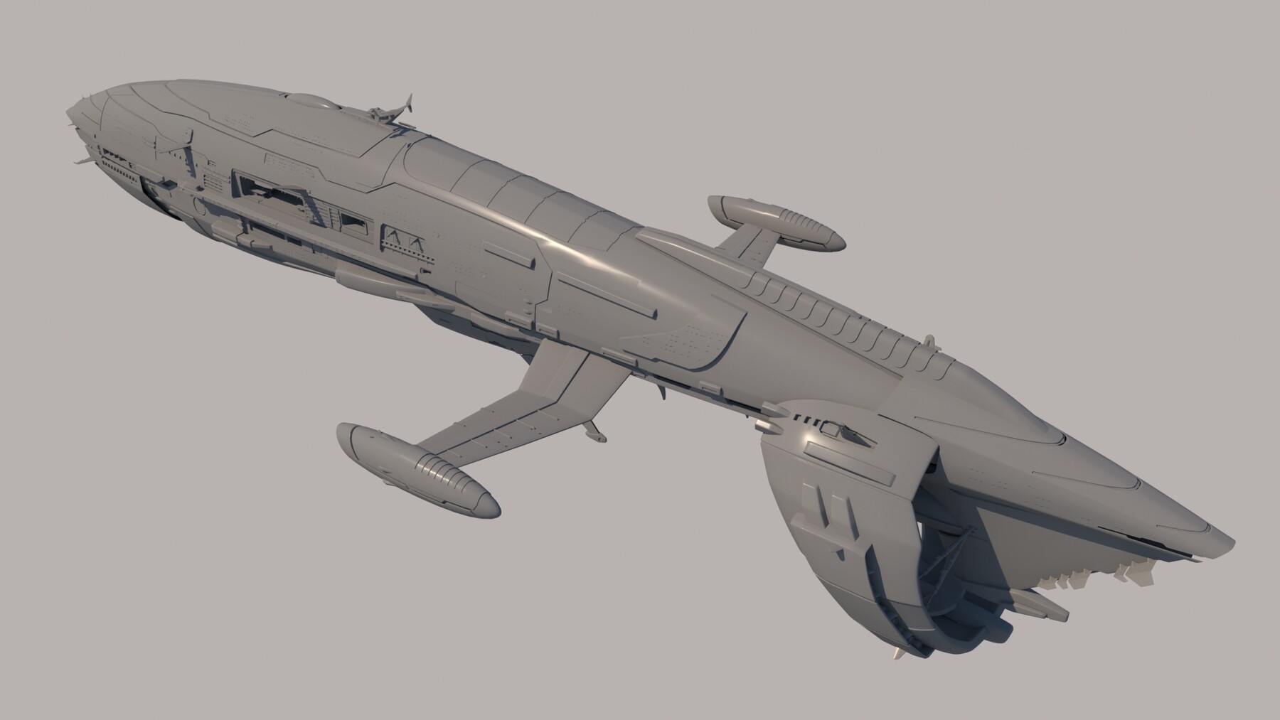 ArtStation - Sci Fi Space Liner. | Resources