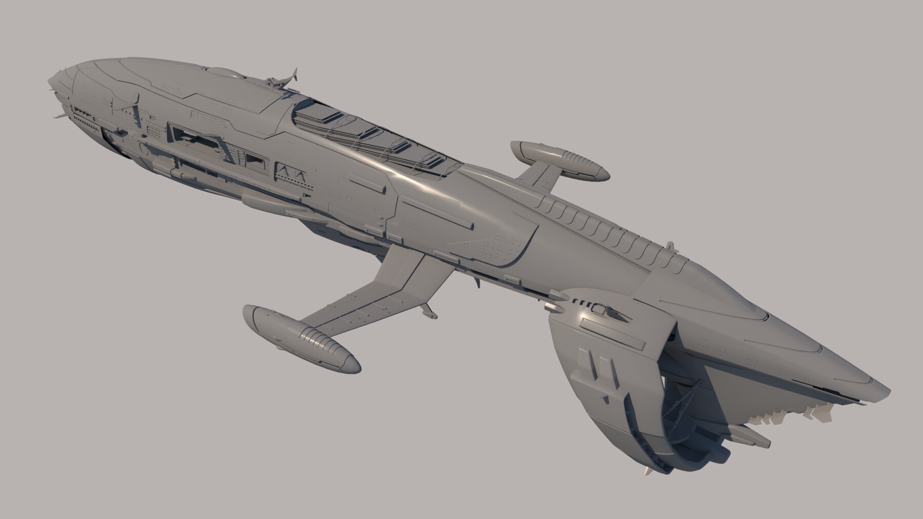 ArtStation - Sci Fi Space Liner. | Resources