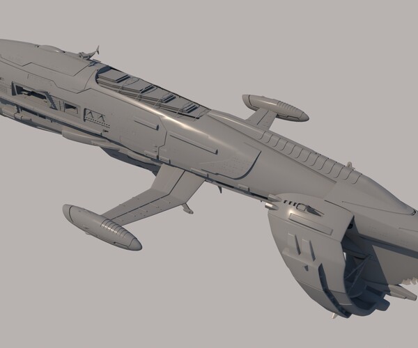 ArtStation - Sci Fi Space Liner. | Resources