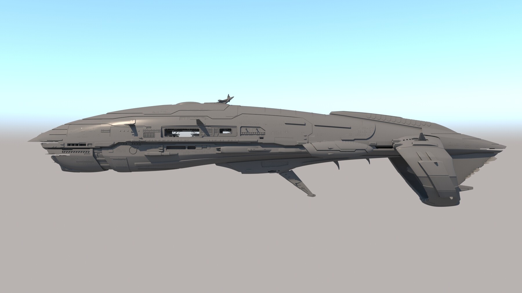 ArtStation - Sci Fi Space Liner. | Resources