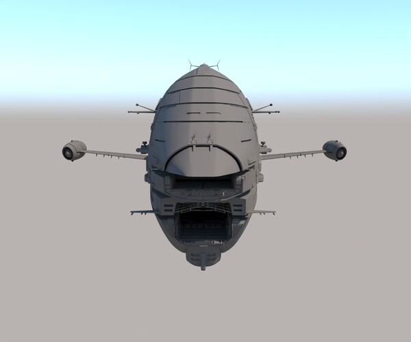 ArtStation - Sci Fi Space Liner. | Resources