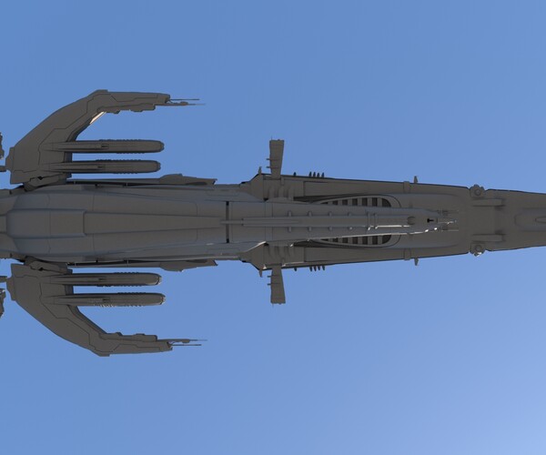 ArtStation - Sci Fi Alien spaceship. | Resources