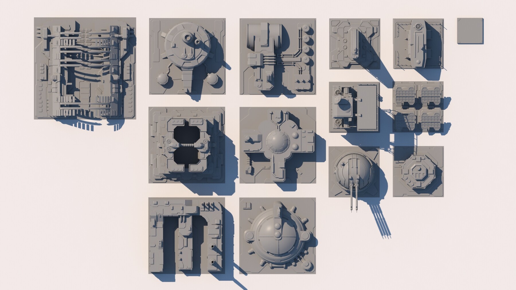 ArtStation - Sci Fi Buildings. | Resources