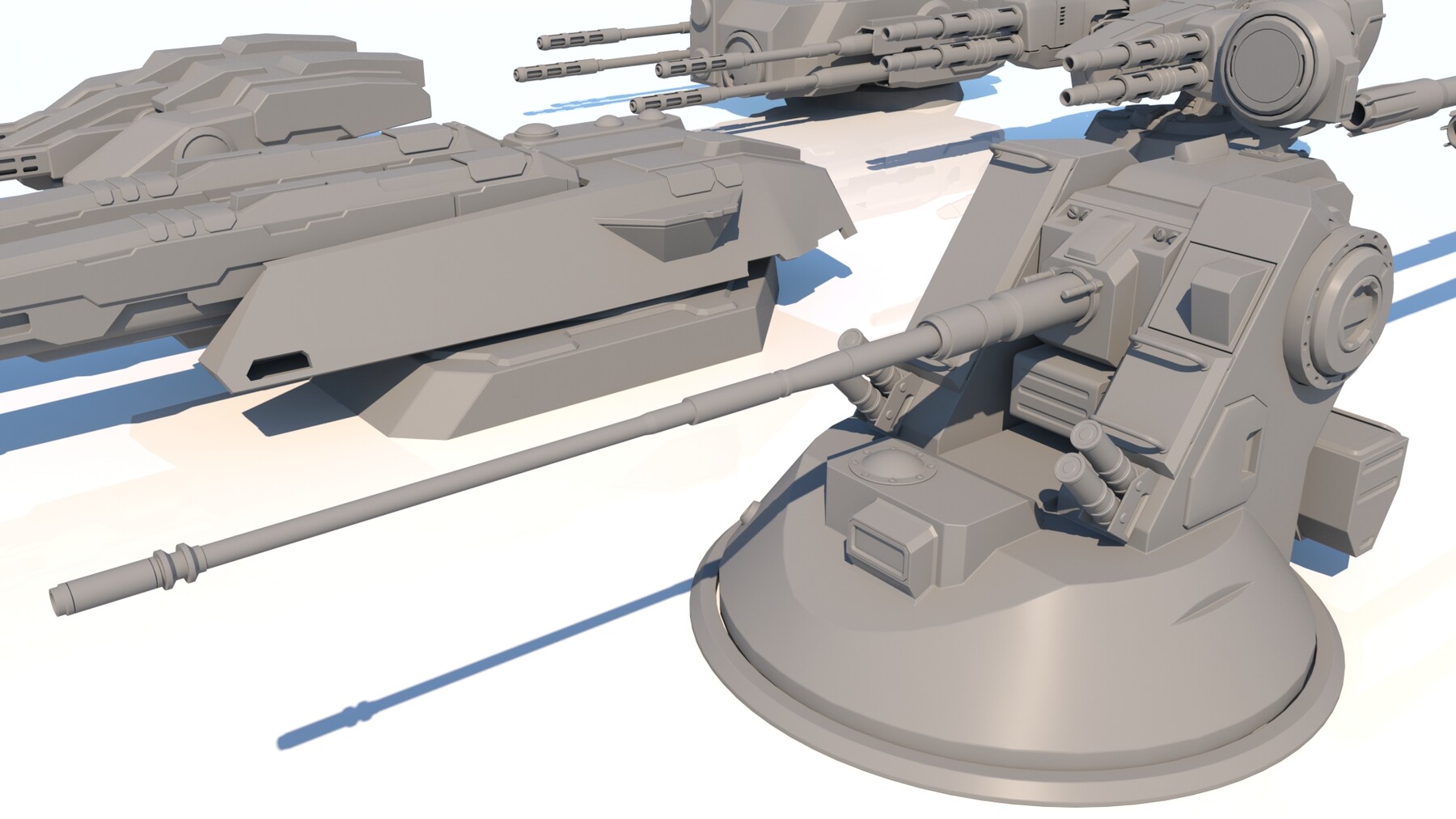 ArtStation - Sci-fi Guns Set model | Resources
