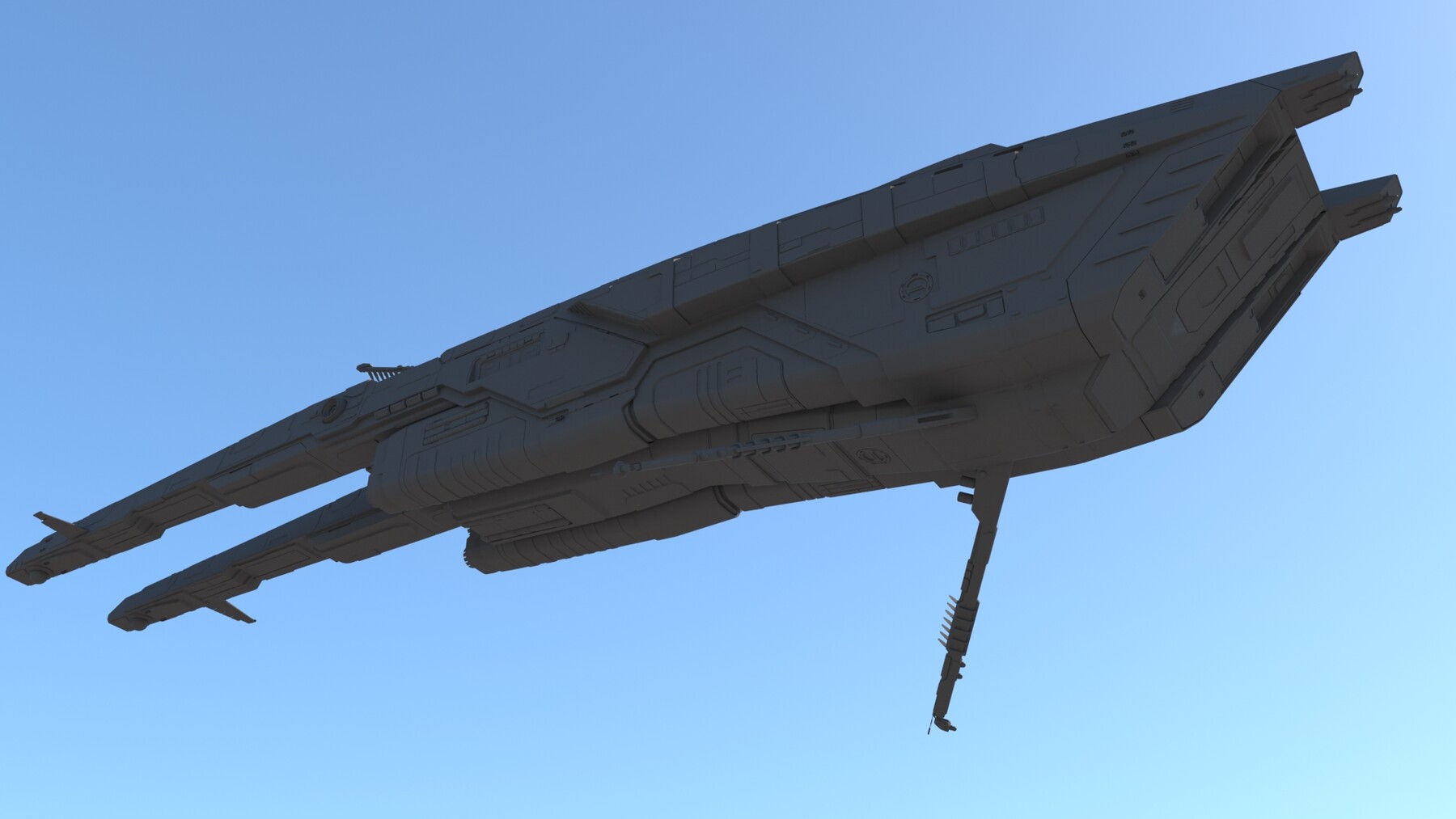 ArtStation - Sci Fi Spaceship - Patrol Cruiser | Resources