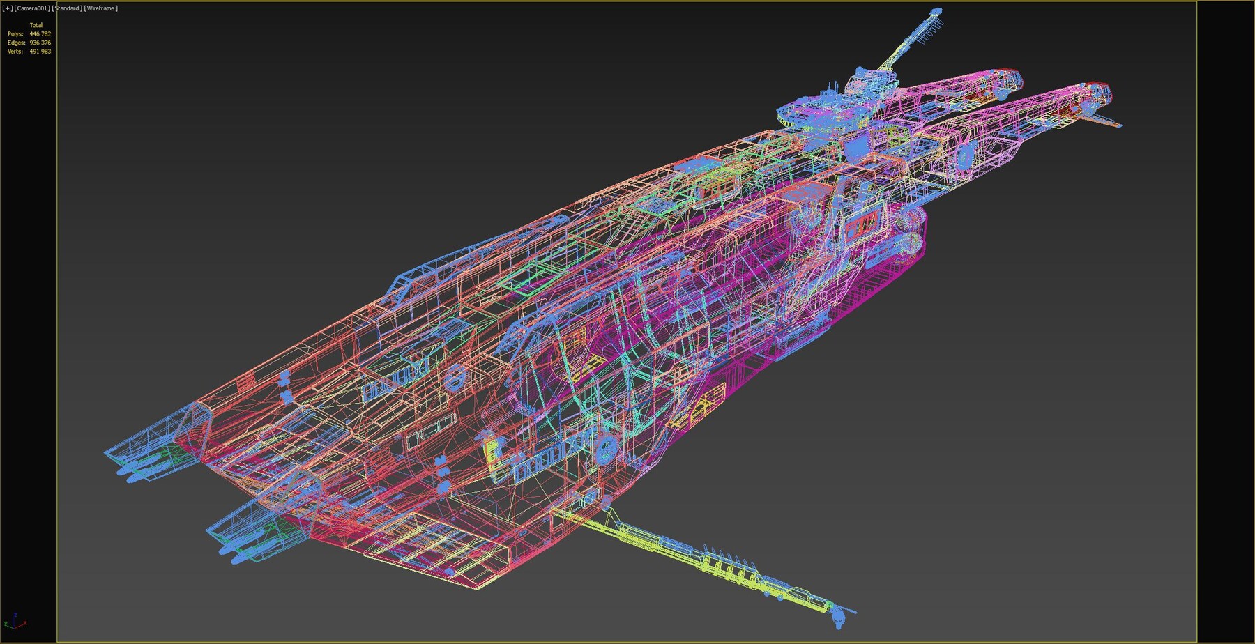 ArtStation - Sci Fi Spaceship - Patrol Cruiser | Resources