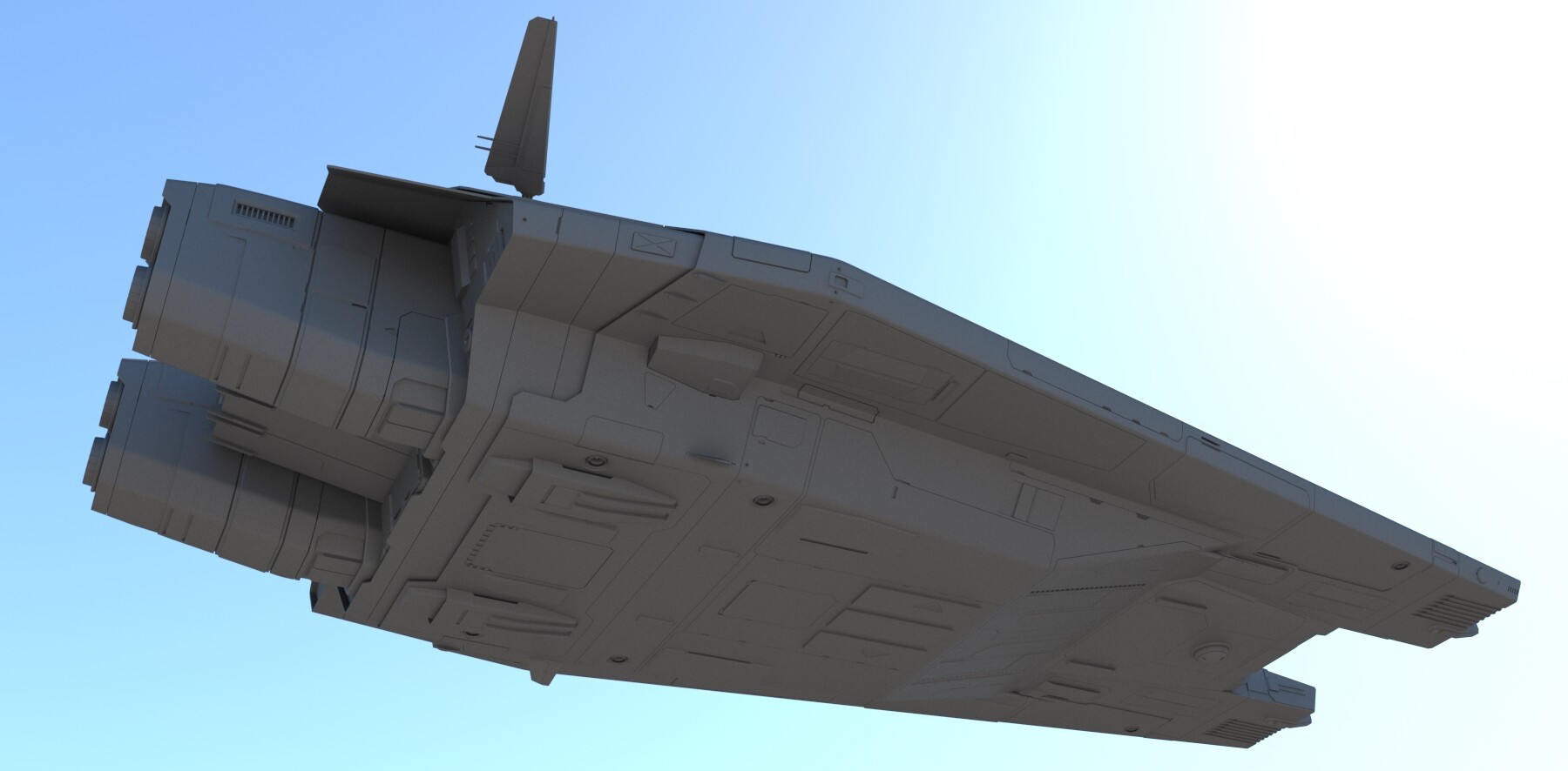 ArtStation - Sci Fi Dropship | Resources