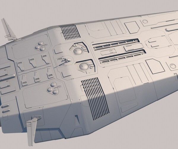 ArtStation - Sci Fi Dropship | Resources
