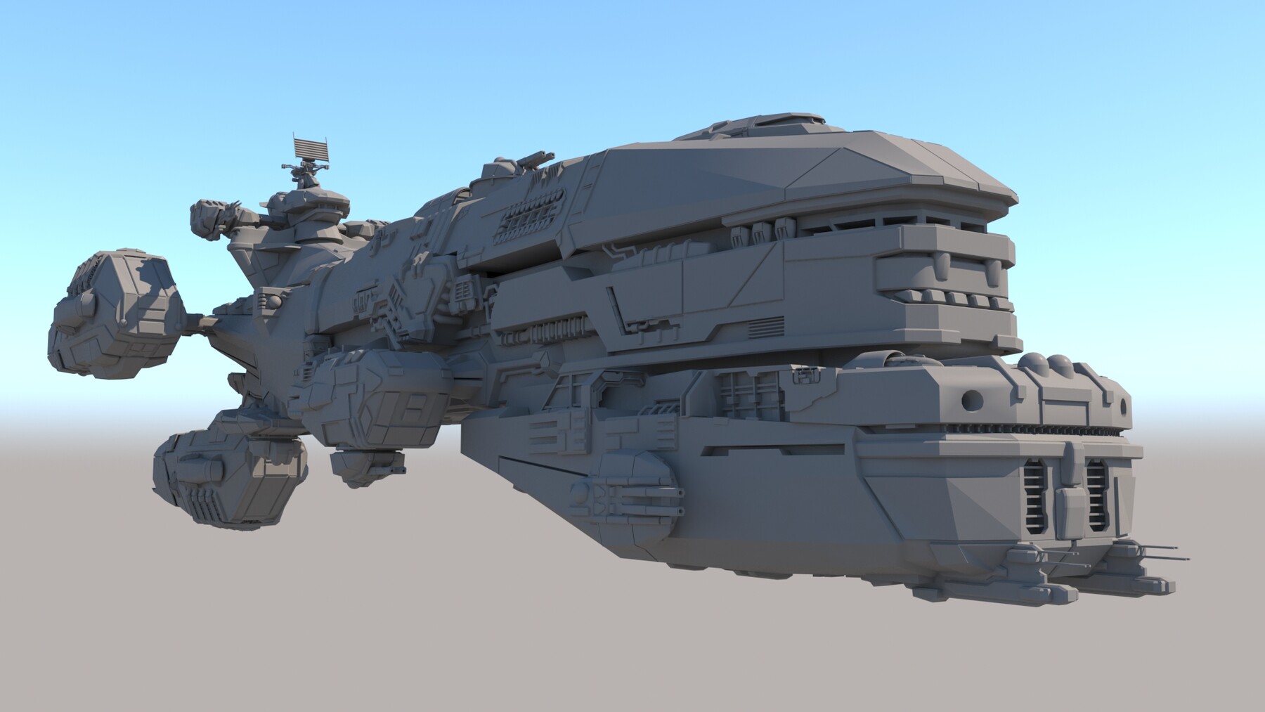 ArtStation - Space Battle Cruiser. | Resources