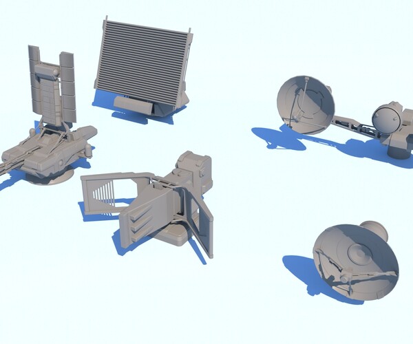ArtStation - Radar set. | Resources