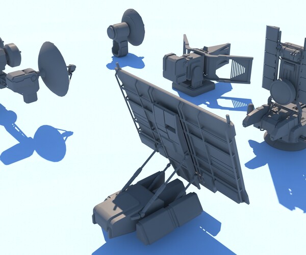 ArtStation - Radar set. | Resources