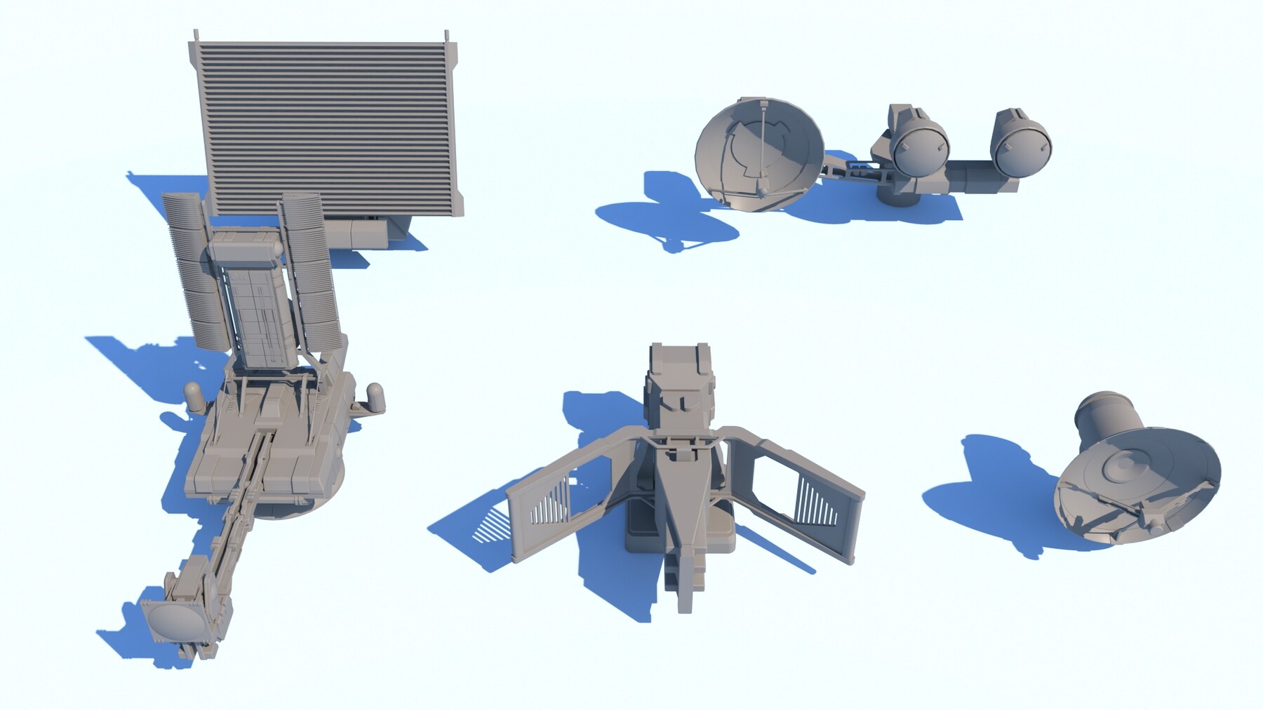 ArtStation - Radar set. | Resources
