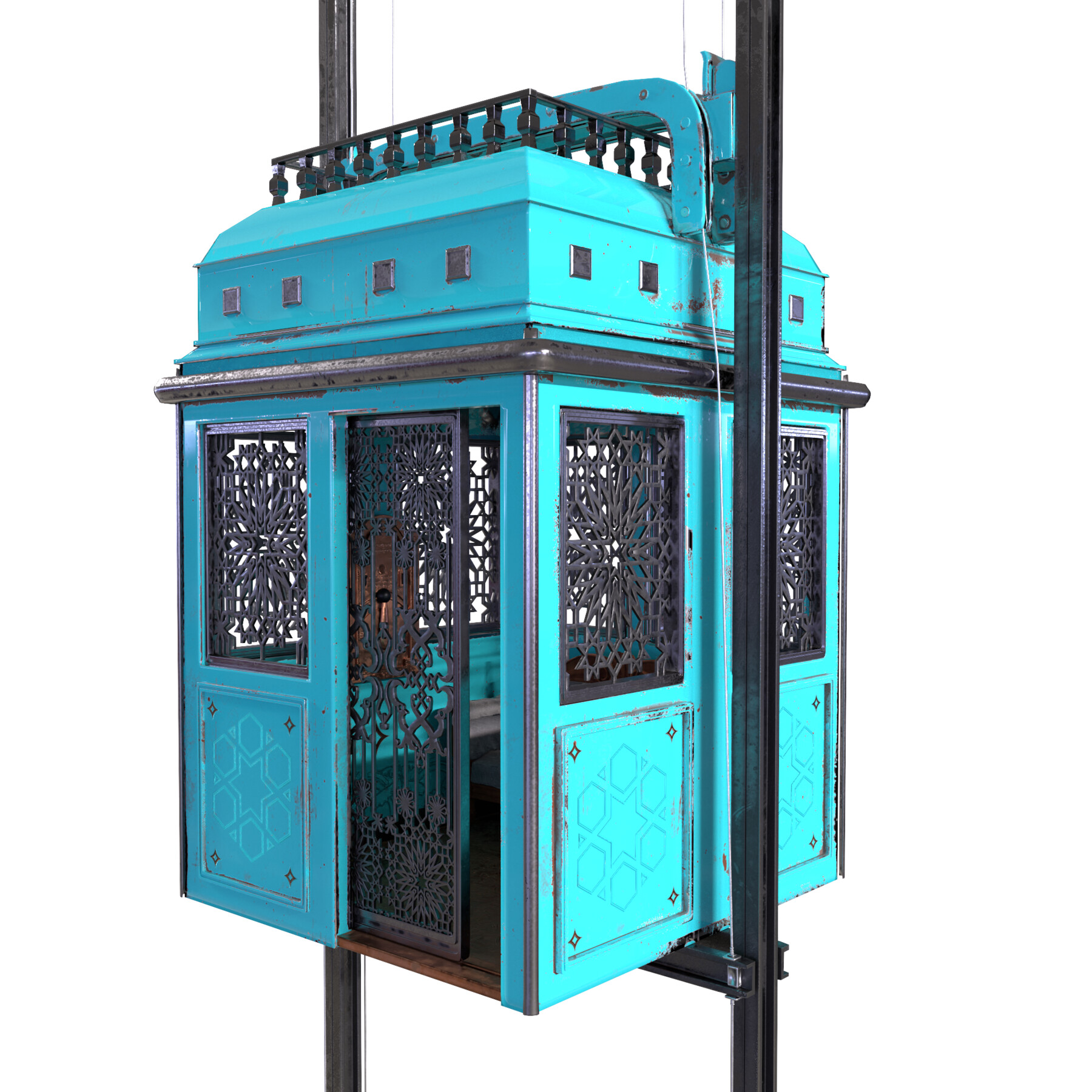 ArtStation - Old Elevator | Game Assets