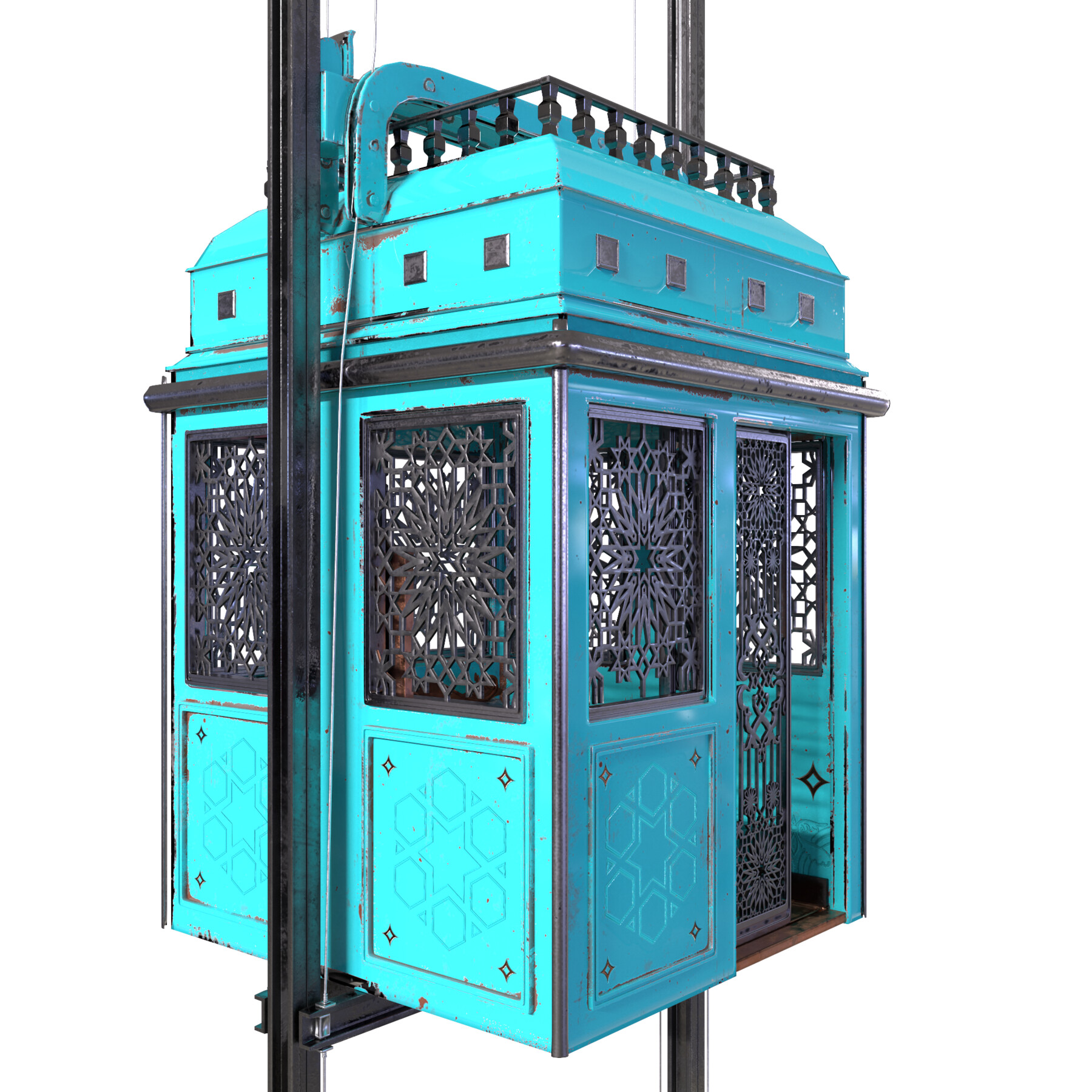 ArtStation - Old Elevator | Game Assets