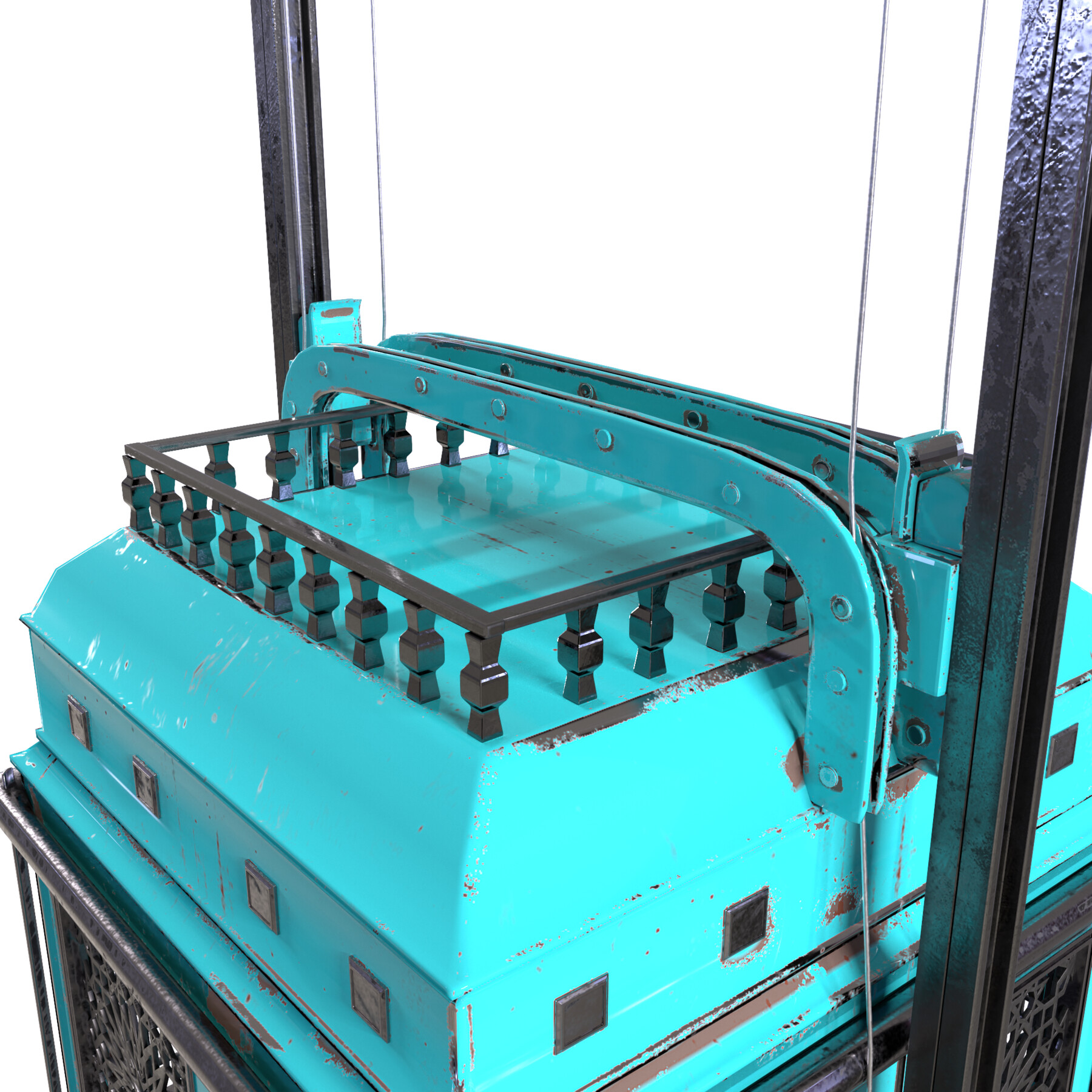 ArtStation - Old Elevator | Game Assets