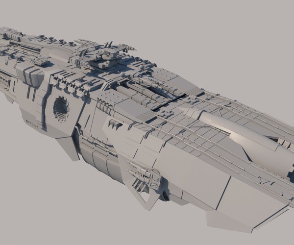 ArtStation - Space Battle Cruiser. | Resources