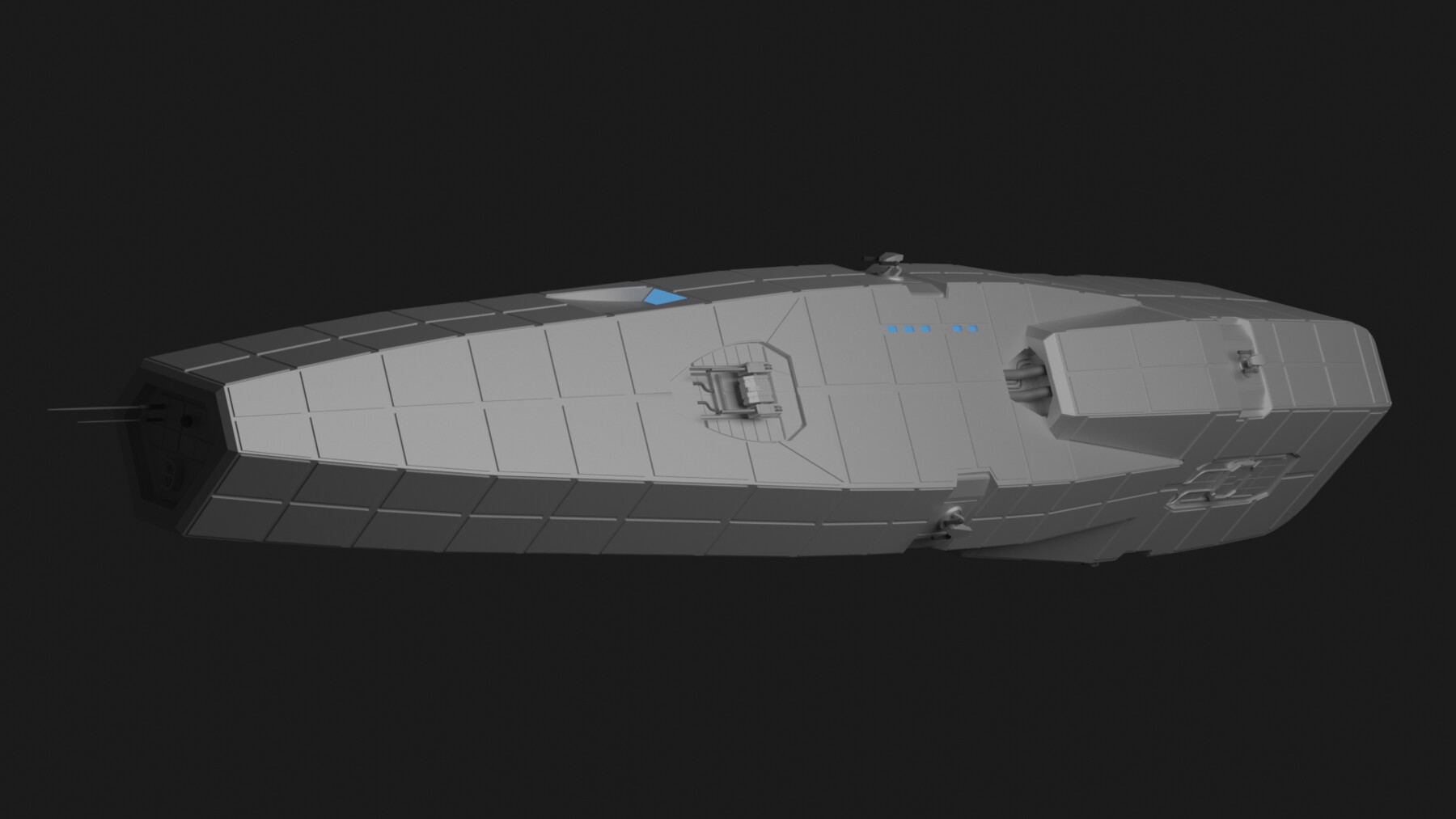 ArtStation - Alnitak-Class Anti-Fighter Corvette // Spaceship | Game Assets