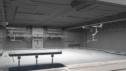 ArtStation - Sci Fi Alien spaceship. | Resources