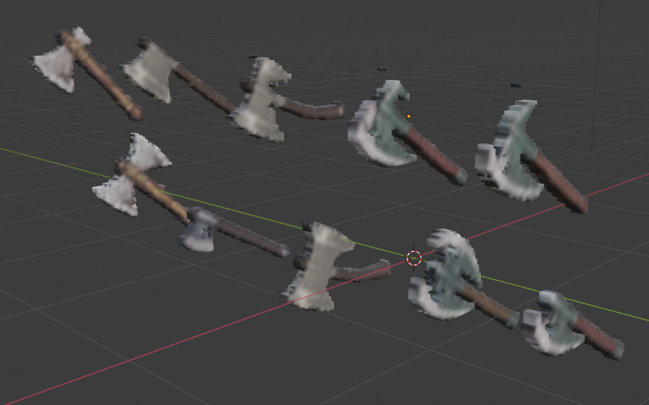 ArtStation - Axes 3D 50 models | Game Assets