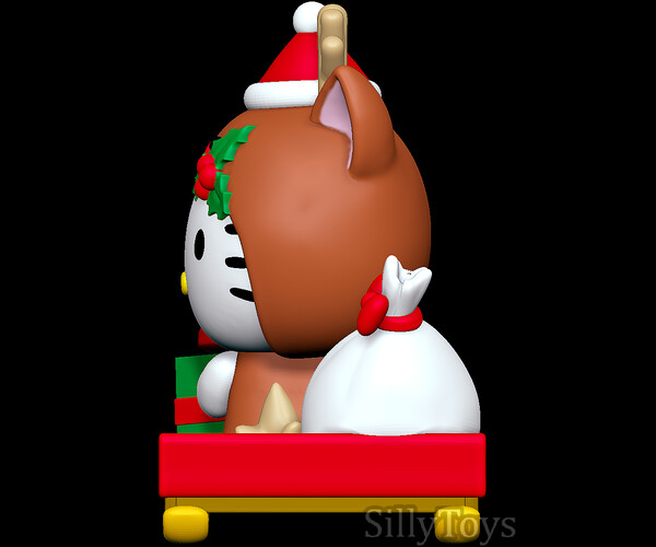 ArtStation - Hello Kitty Christmas 3D print model | Resources