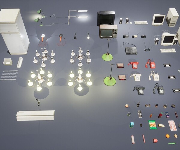 ArtStation - Various Electronics | Game Assets