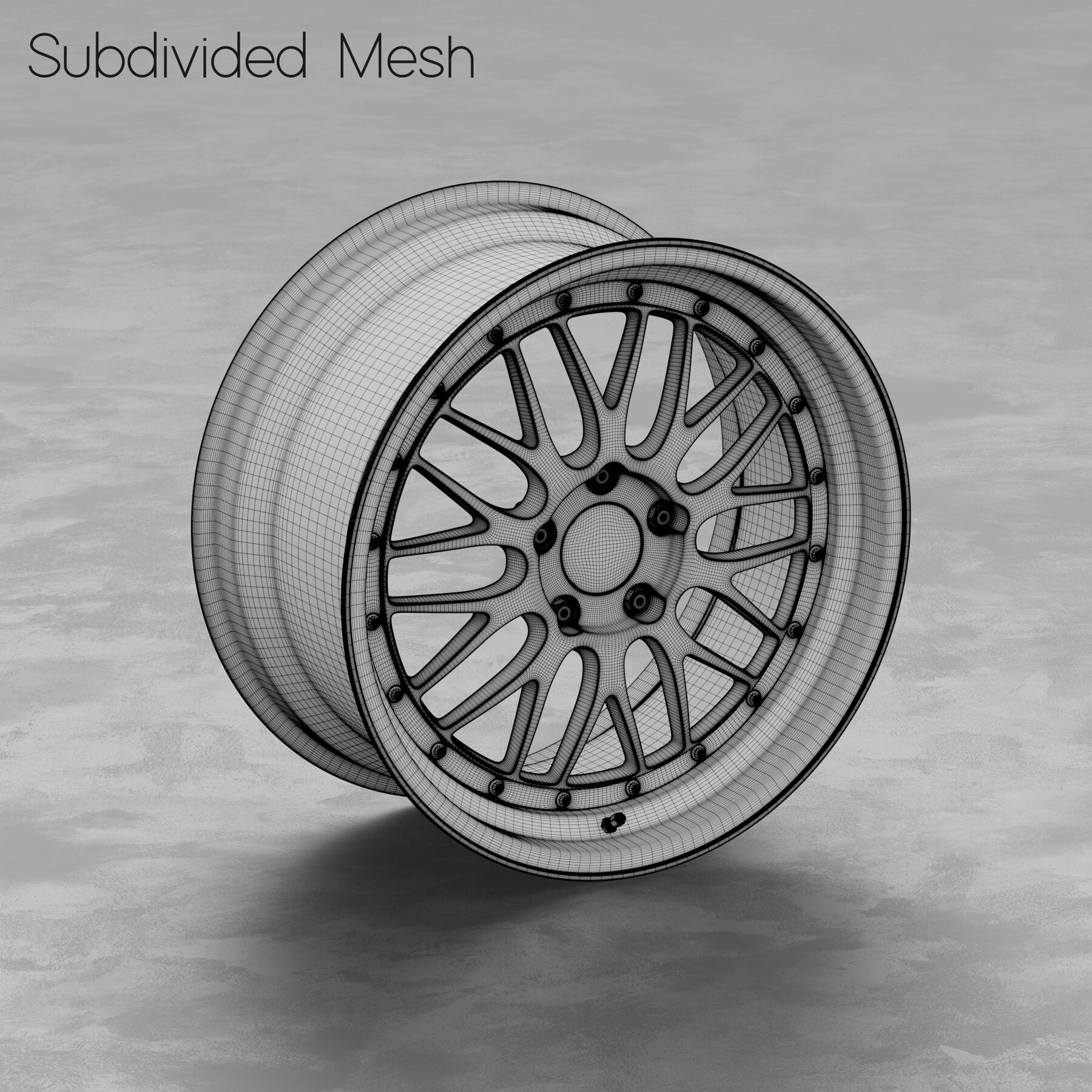 ArtStation - BBS LM Rim/Wheel 3D Model | Resources