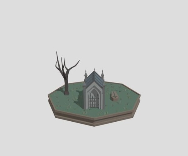 ArtStation - Free Demo of Low Poly Fantasy Scary Creepy Dark Halloween ...