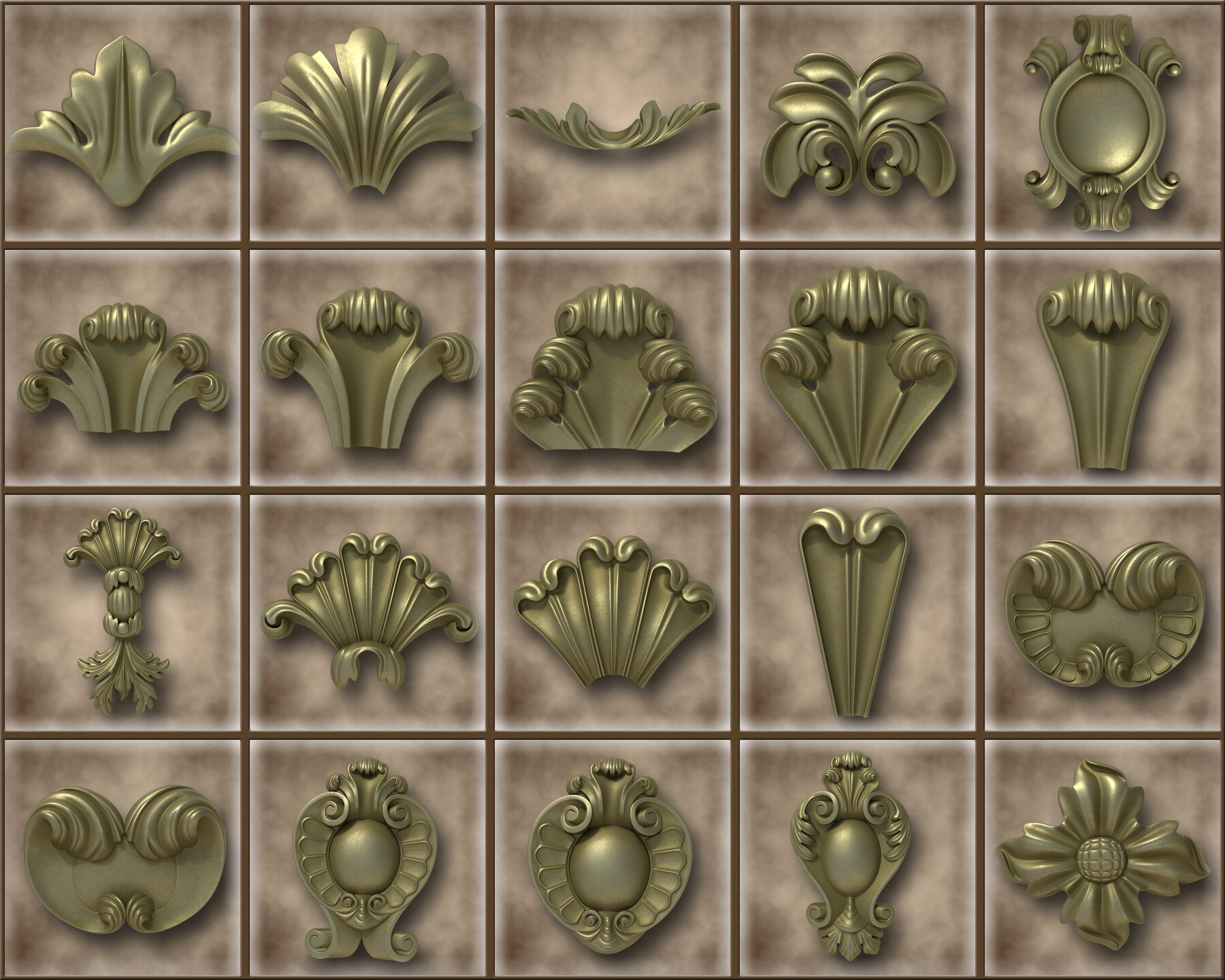 ArtStation - Ornamental Vol 05 | Resources