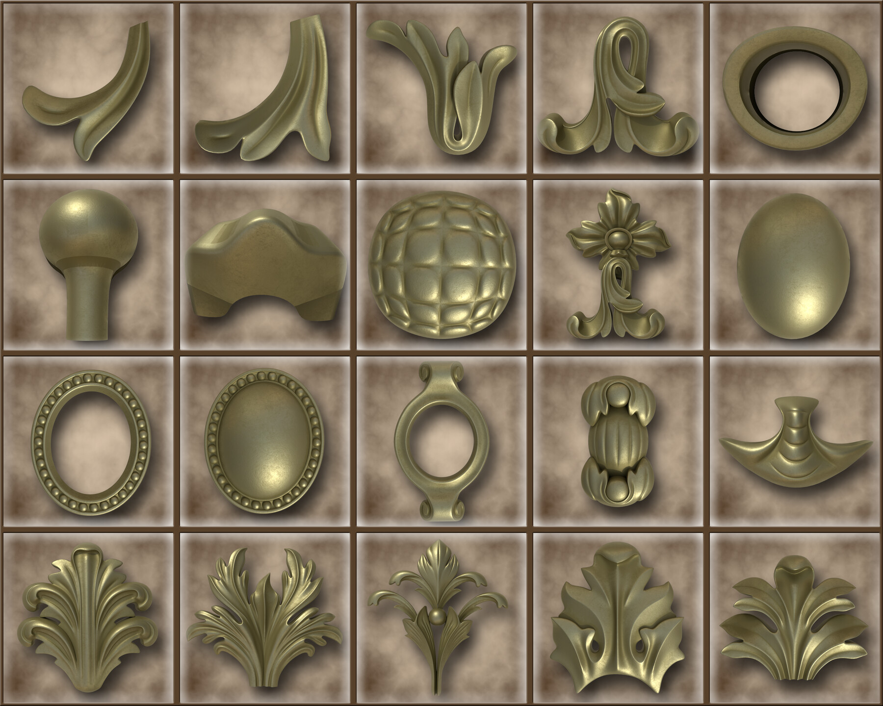 ArtStation - Ornamental Vol 05 | Resources