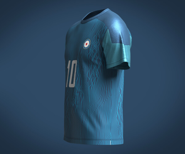 ArtStation - Soccer Sports Jersey Player-10 | Resources
