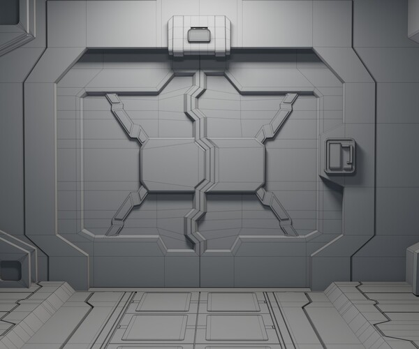 ArtStation - Modular Sci-Fi Corridor | Game Assets