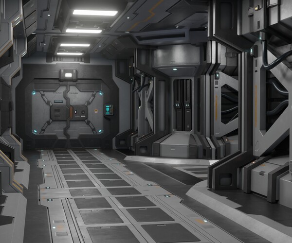 ArtStation - Modular Sci-Fi Corridor | Game Assets