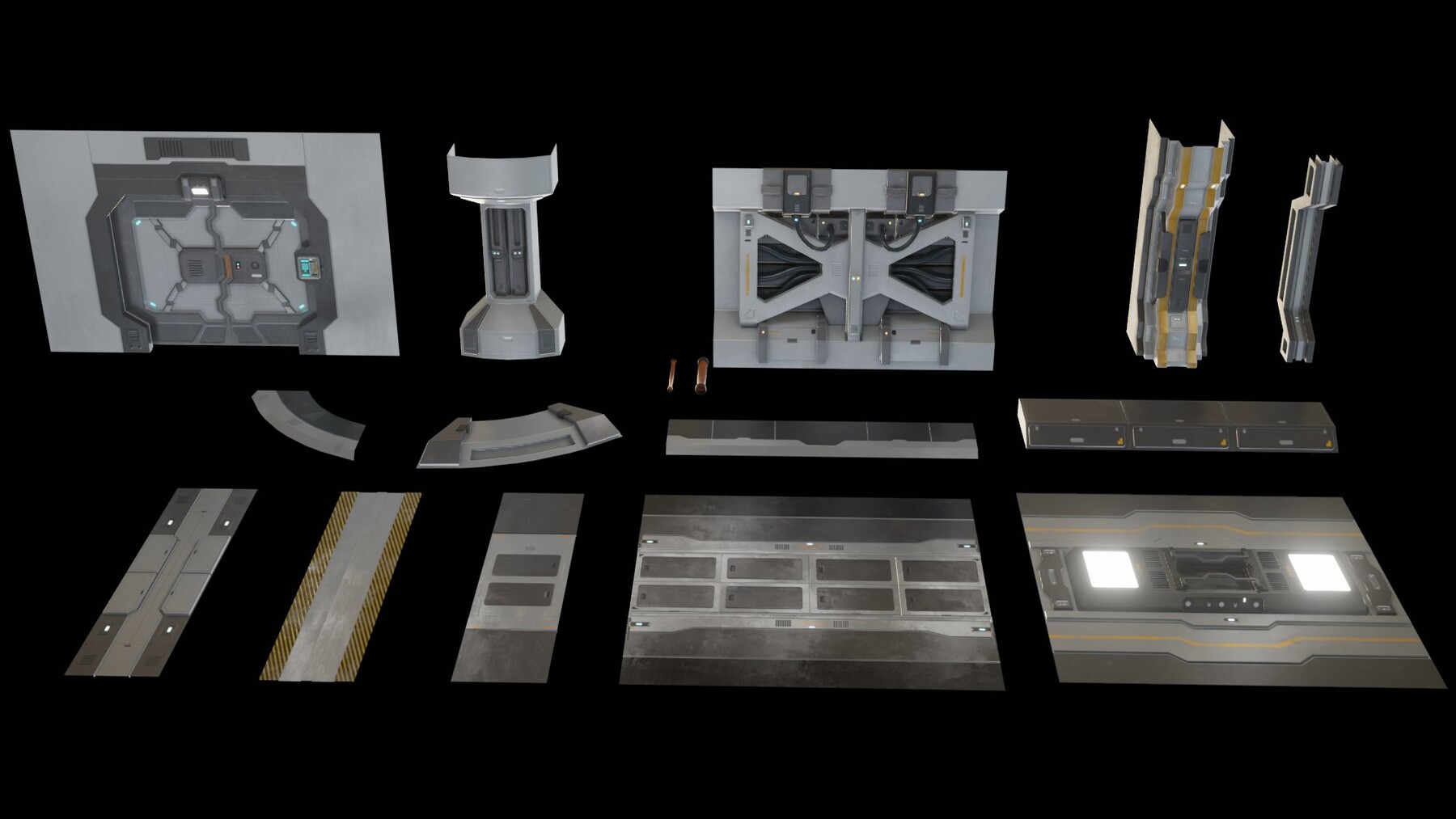 ArtStation - Modular Sci-Fi Corridor | Game Assets