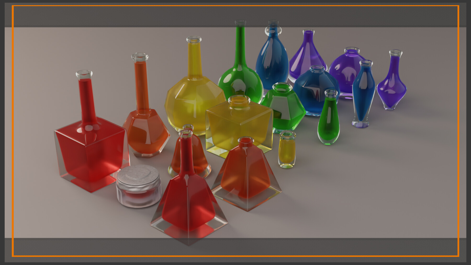 ArtStation - Stylized Potion Bottles VOL.1 | Game Assets