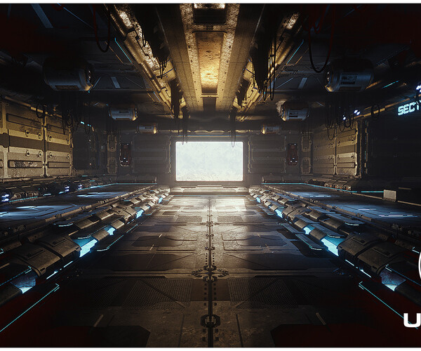 ArtStation - Sci-Fi StarShip / Base Kit Bash - Vol01 | Game Assets