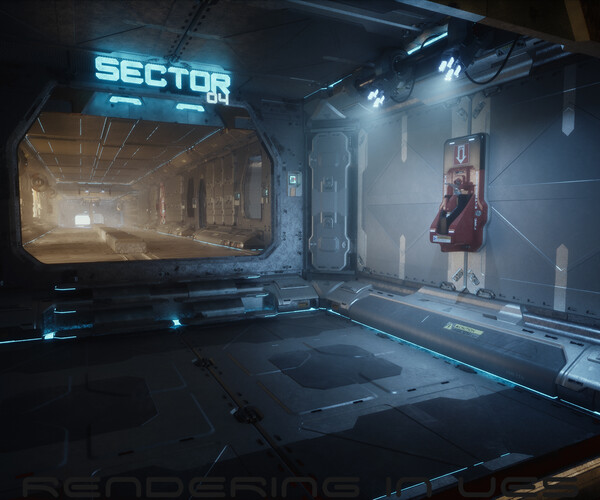 ArtStation - Sci-Fi StarShip / Base Kit Bash - Vol01 | Game Assets