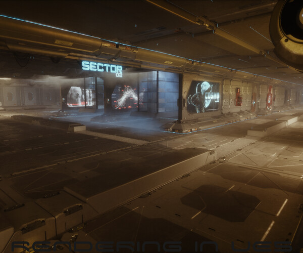 ArtStation - Sci-Fi StarShip / Base Kit Bash - Vol01 | Game Assets