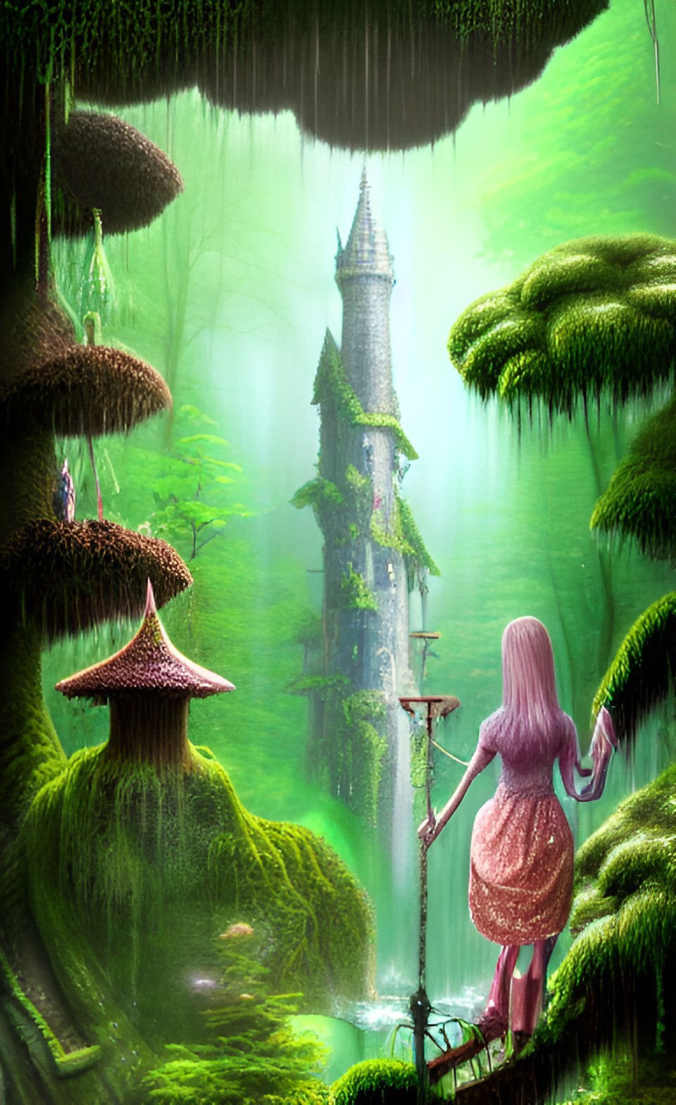 ArtStation - enchanted wizards tower 2500 jpg pack wombo art | Artworks