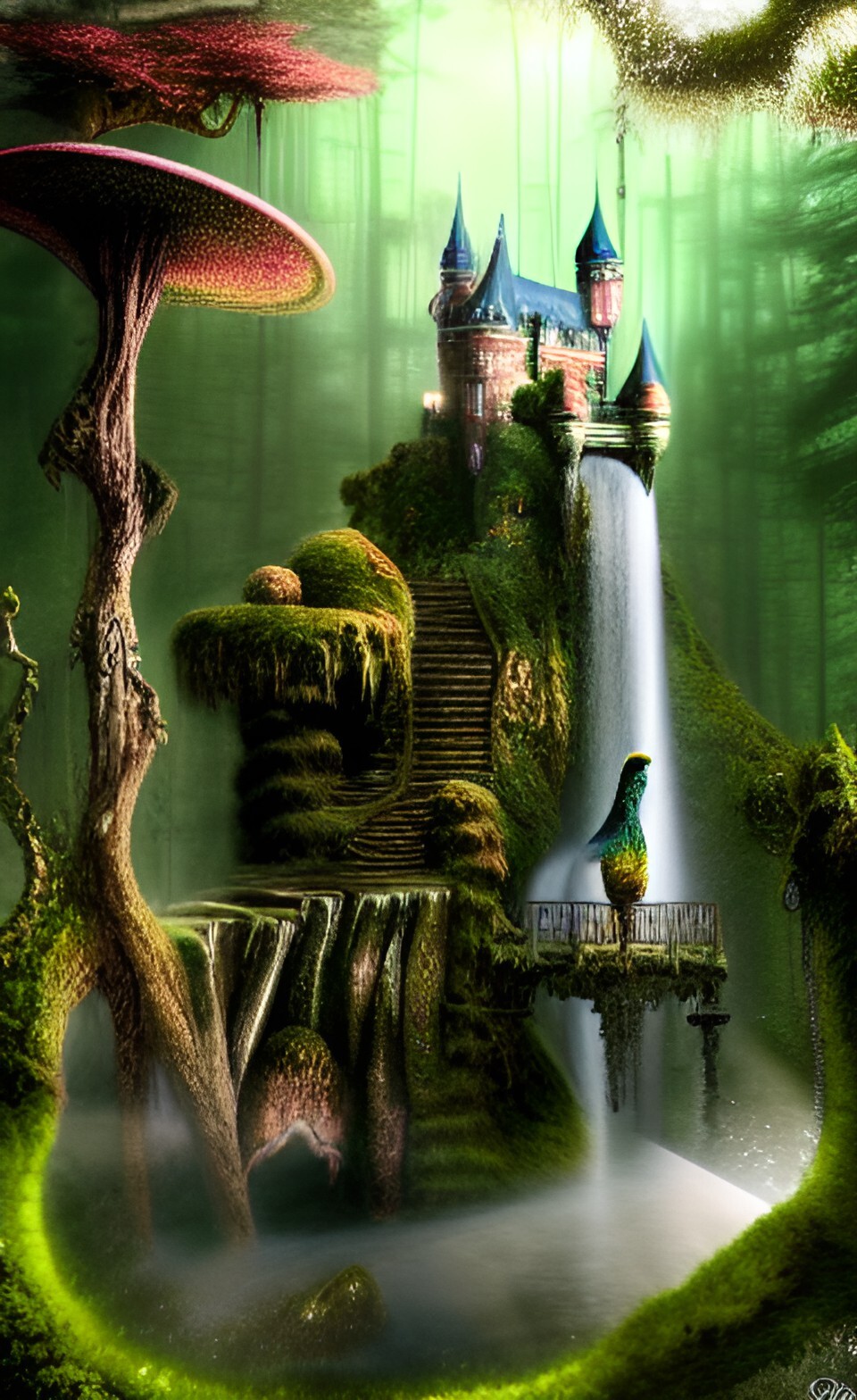 ArtStation - enchanted wizards tower 2500 jpg pack wombo art | Artworks