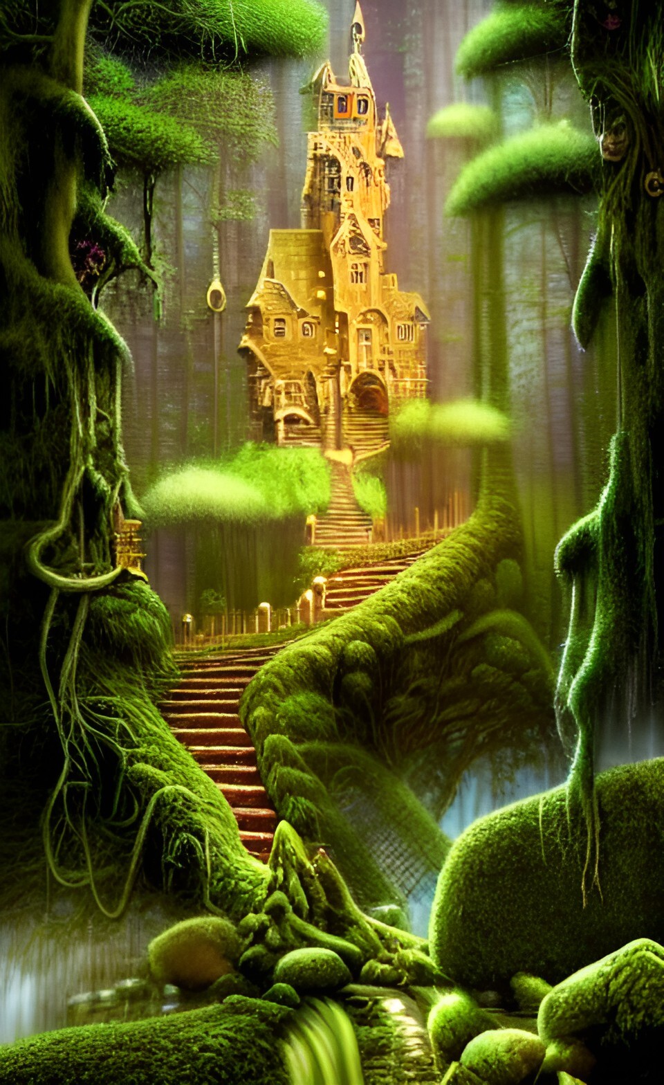 ArtStation - enchanted wizards tower 2500 jpg pack wombo art | Artworks