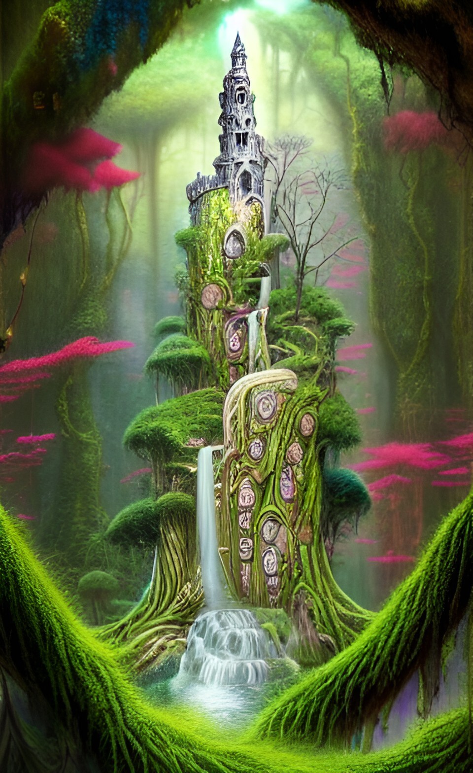 ArtStation - enchanted wizards tower 2500 jpg pack wombo art | Artworks