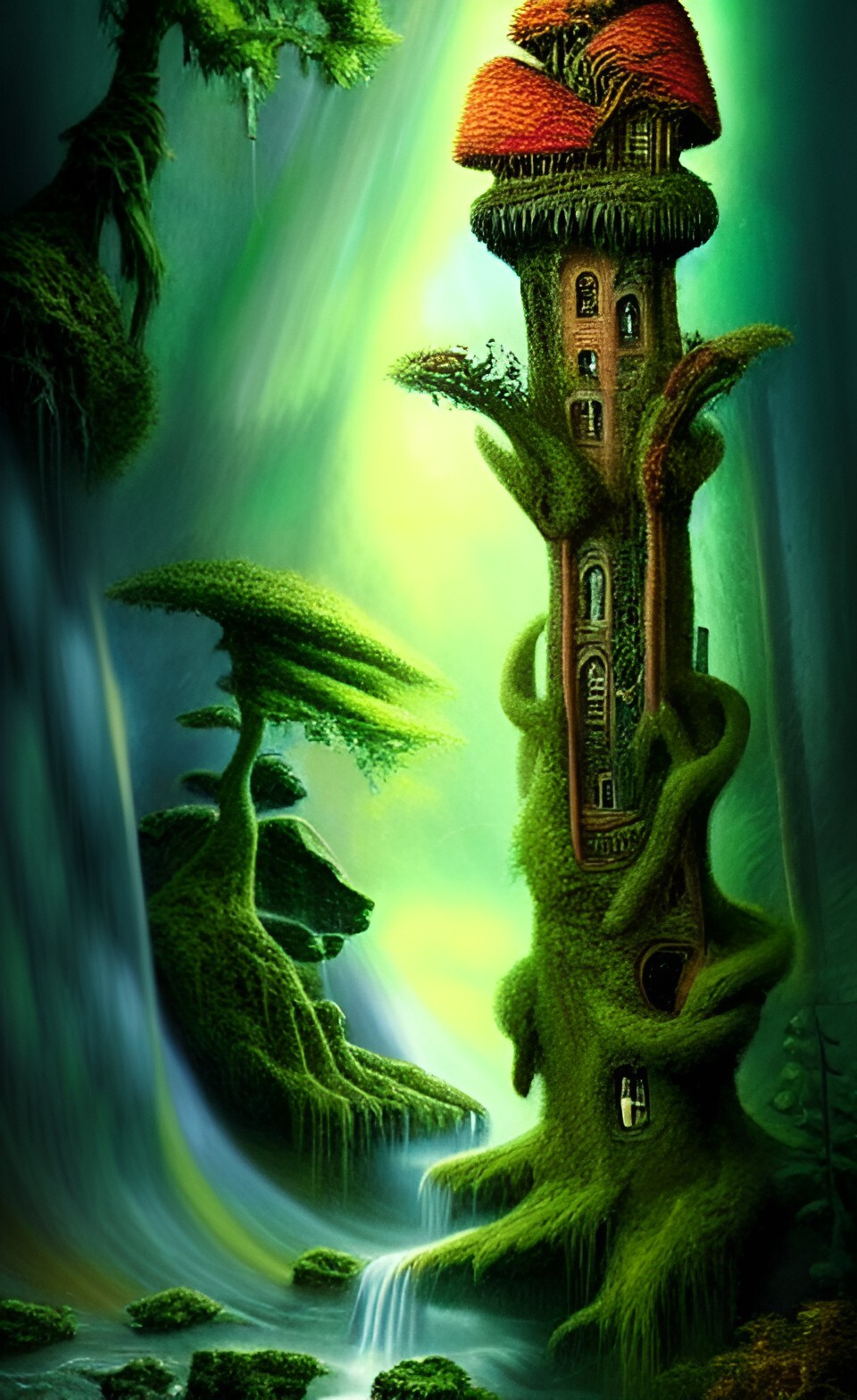 ArtStation - enchanted wizards tower 2500 jpg pack wombo art | Artworks