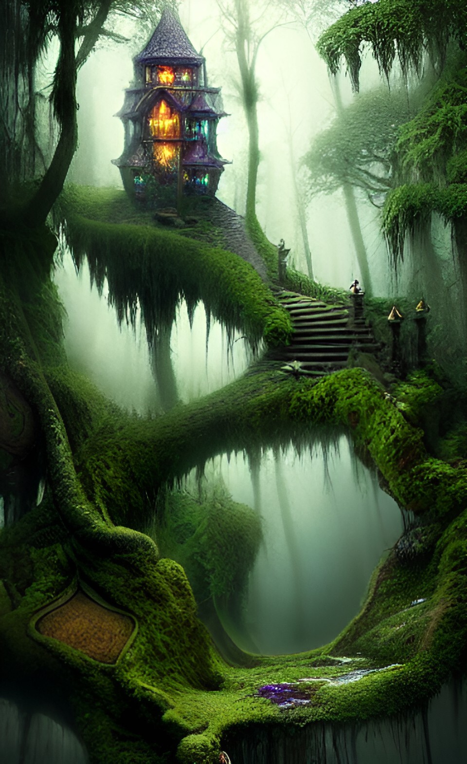 ArtStation - enchanted wizards tower 2500 jpg pack wombo art | Artworks