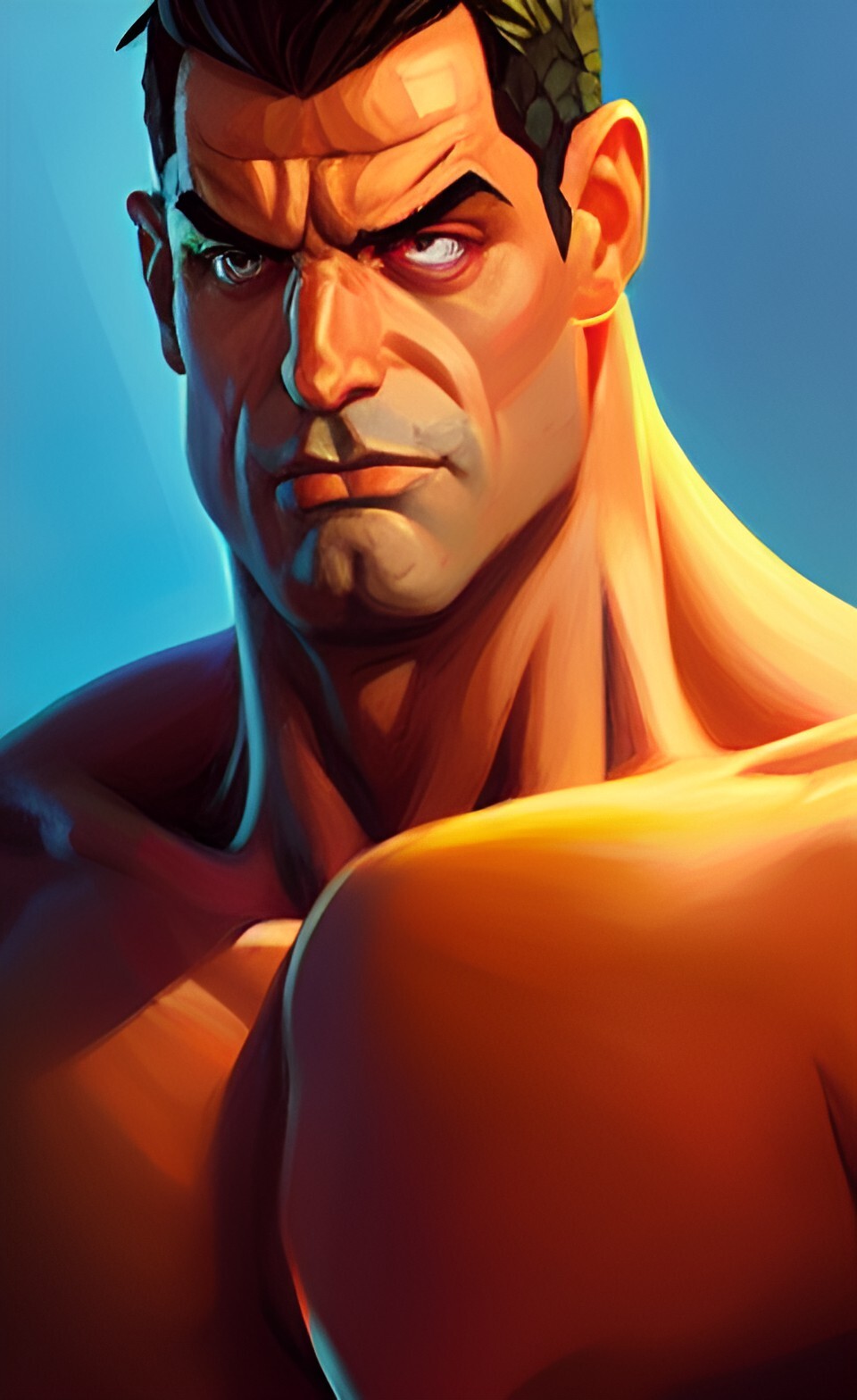 ArtStation - muscular handsome hero 5600 jpg pack wombo art | Artworks