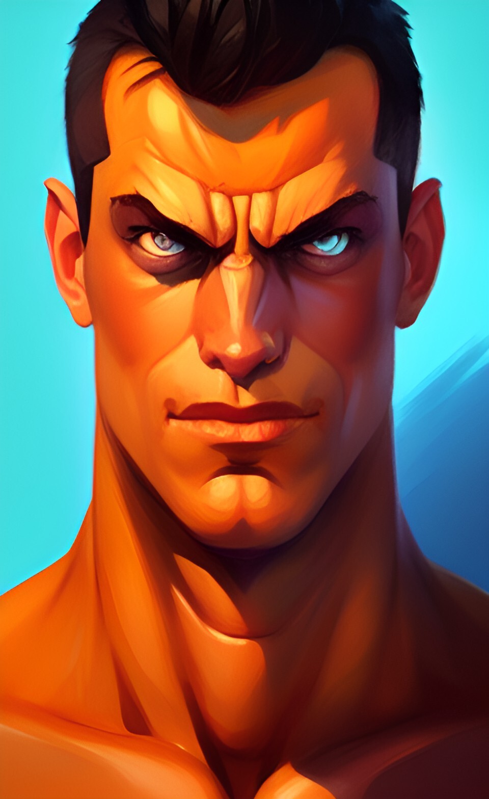 ArtStation - muscular handsome hero 5600 jpg pack wombo art | Artworks
